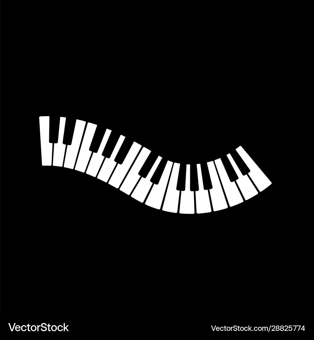 Keyboard piano musical instrument design Vector Image