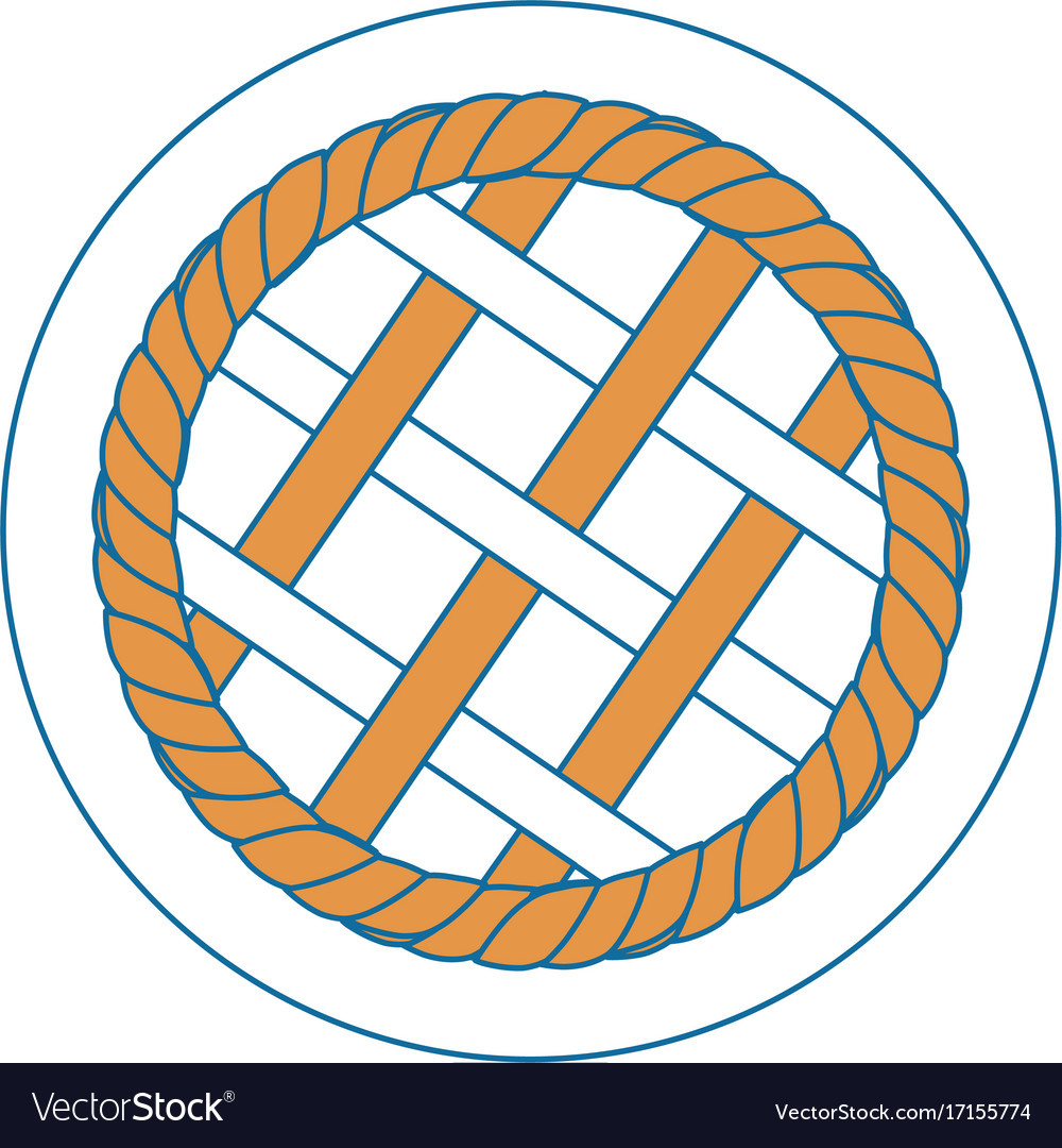 Pie circle Royalty Free Vector Image - VectorStock