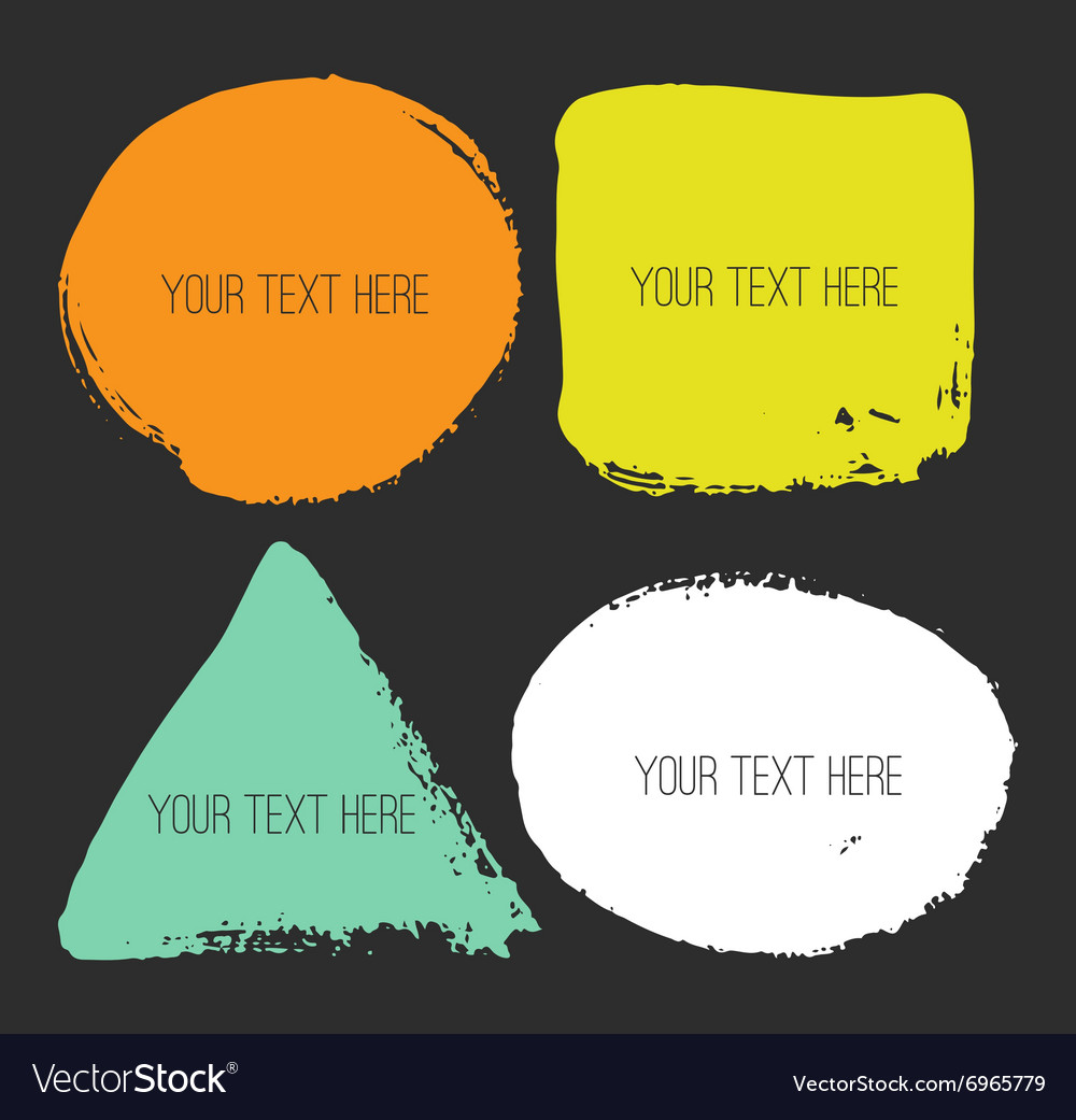 Banners design elements Royalty Free Vector Image