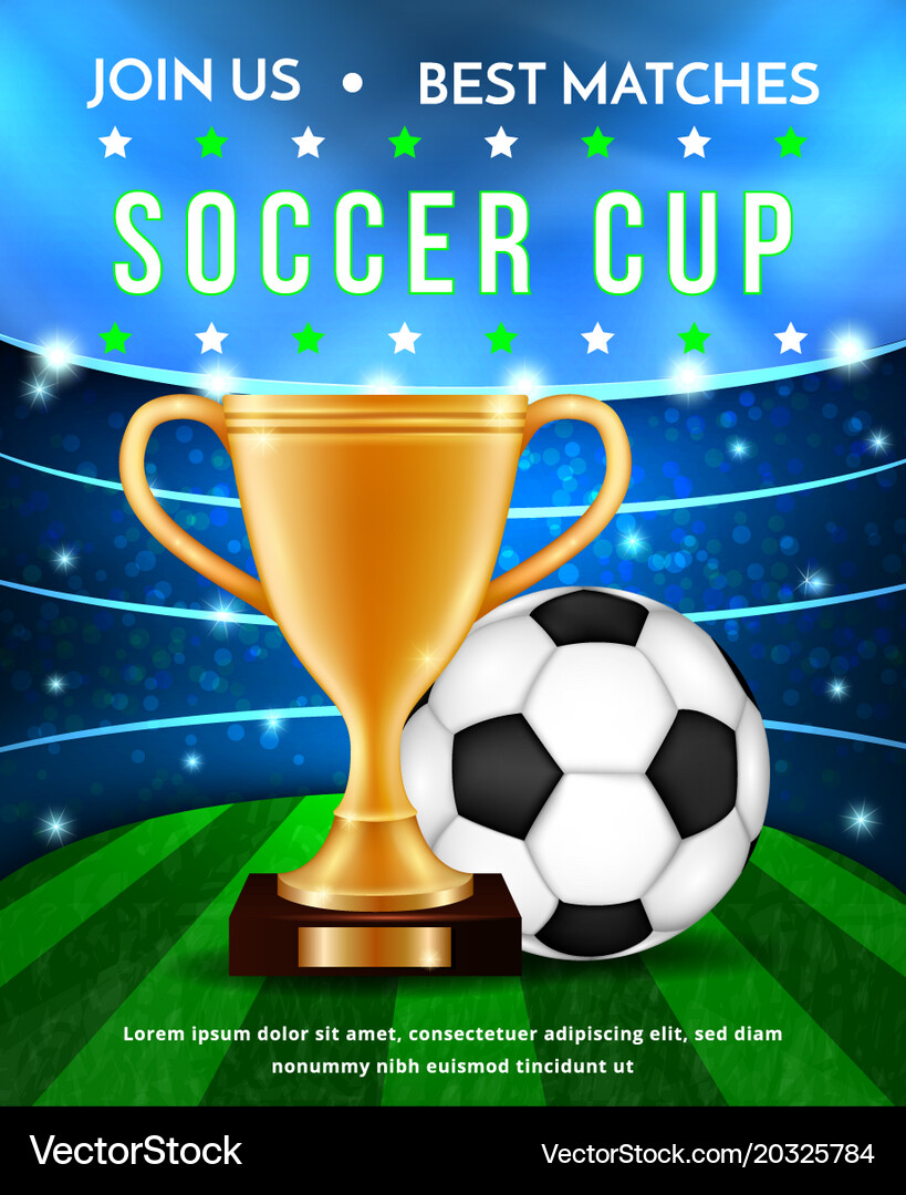 Football world cup Royalty Free Vector Image - VectorStock