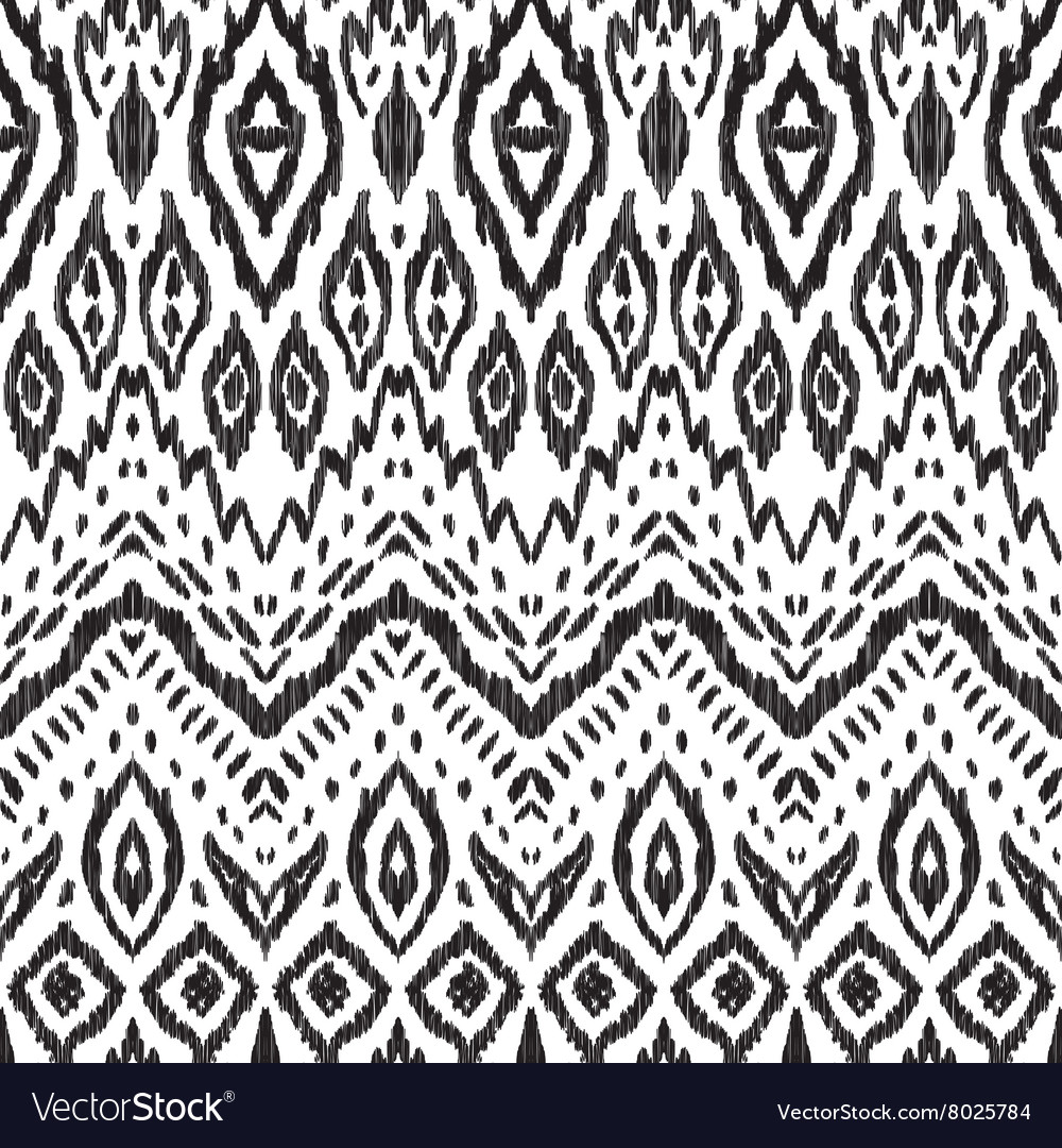 Ikat pattern Royalty Free Vector Image - VectorStock