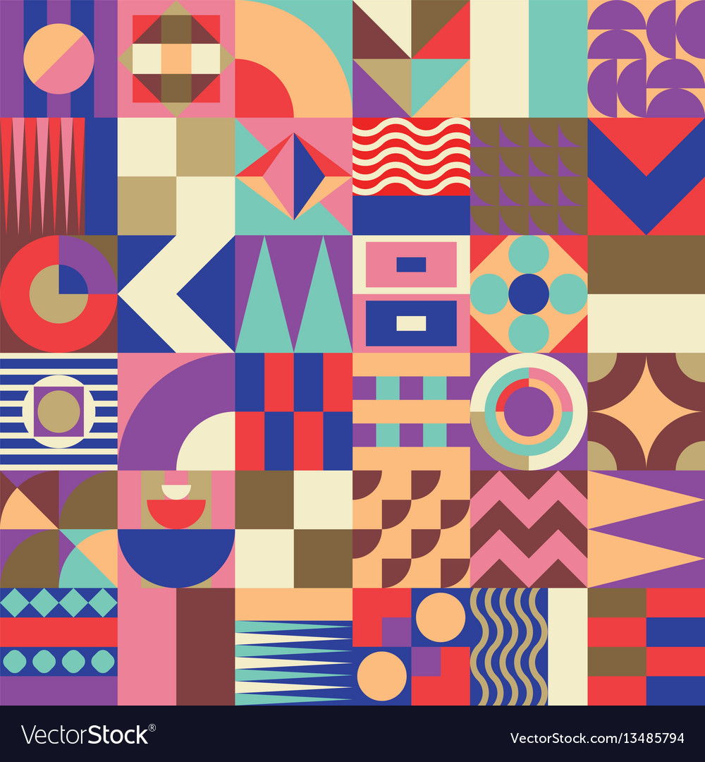 Geometric mosaic seamless pattern Royalty Free Vector Image Geometric mosaic seamless pattern Royalty Free Vector Image
