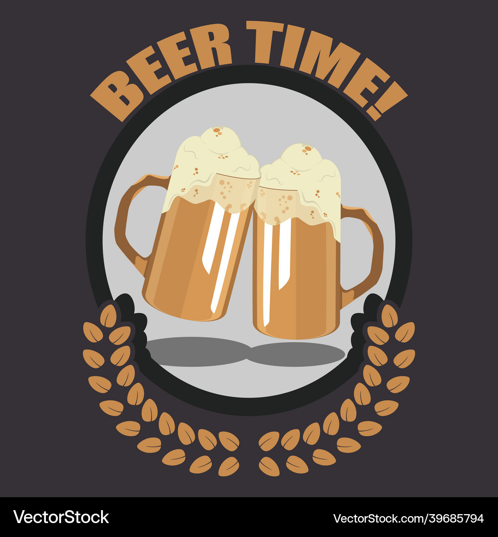Take a beer Royalty Free Vector Image - VectorStock