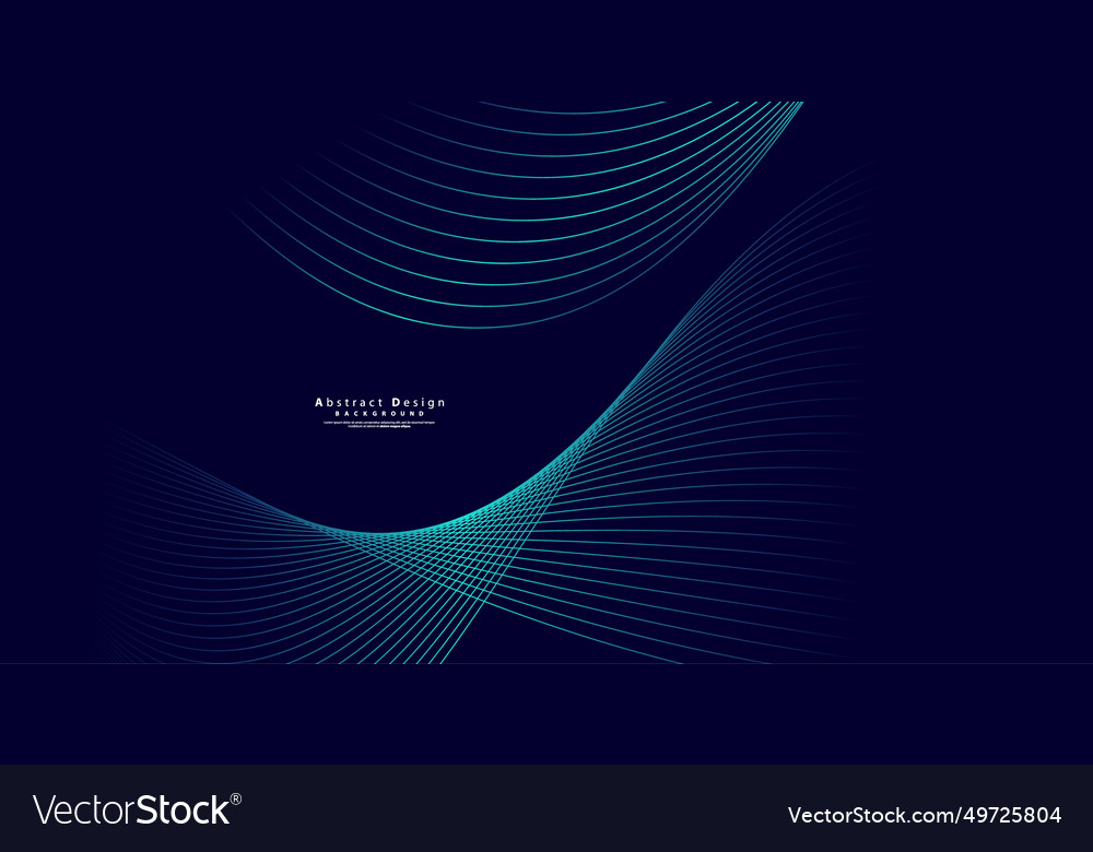 Abstract technology backgrounds by wave lines Vector Image