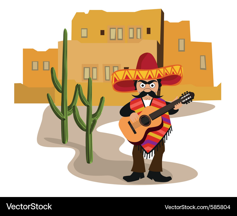 Mexican style Royalty Free Vector Image - VectorStock