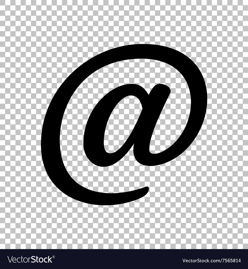 Black icon isolated on transparent Royalty Free Vector Image