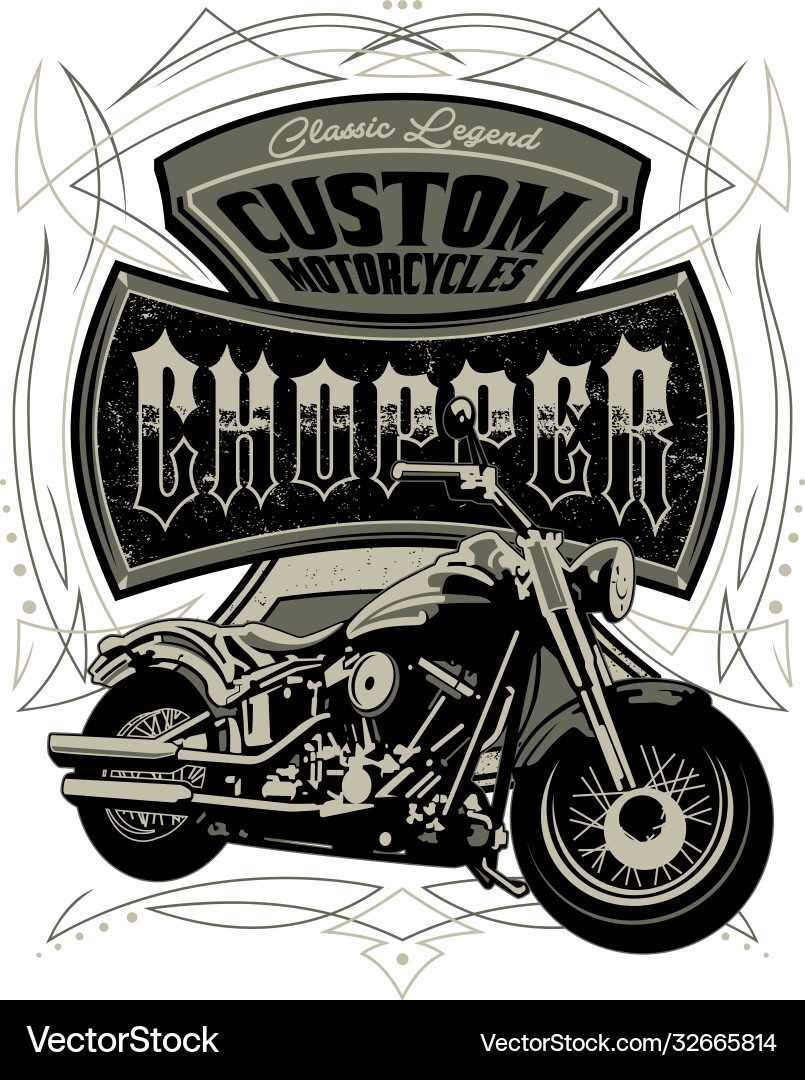 Choppers Royalty Free Vector Image - VectorStock