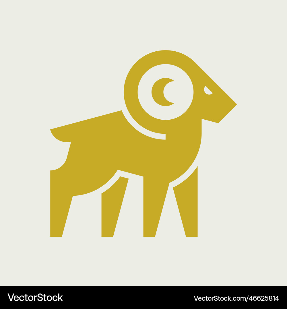 Ram logo Royalty Free Vector Image - VectorStock
