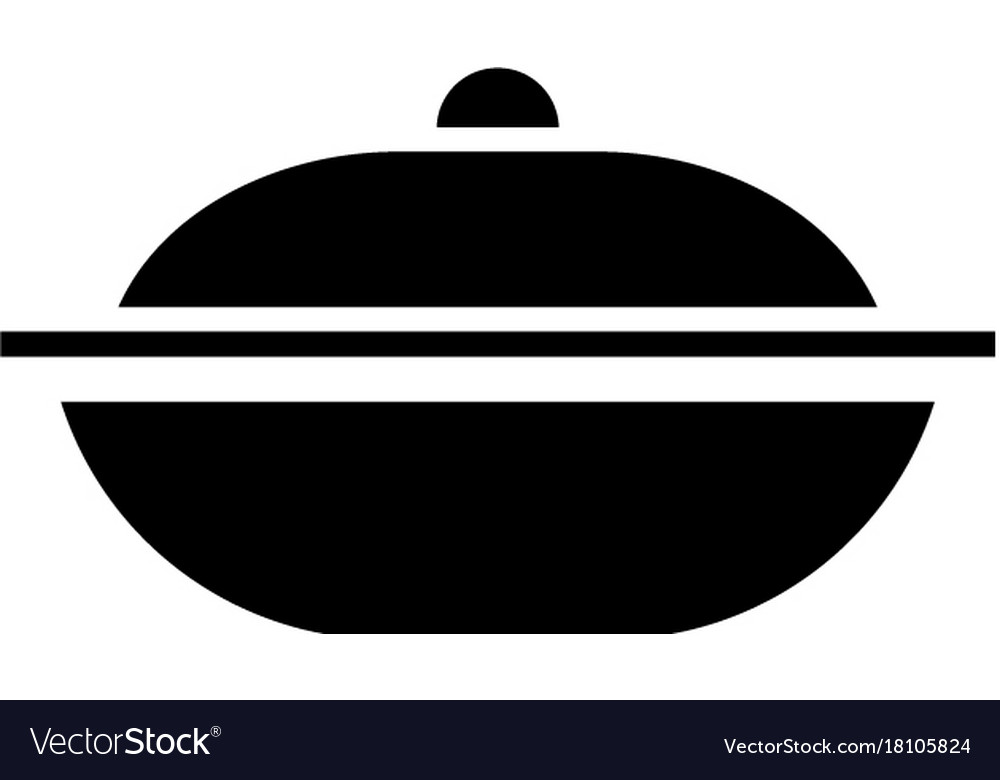 Pot icon black sign Royalty Free Vector Image - VectorStock Pot icon black sign Royalty Free Vector Image - VectorStock