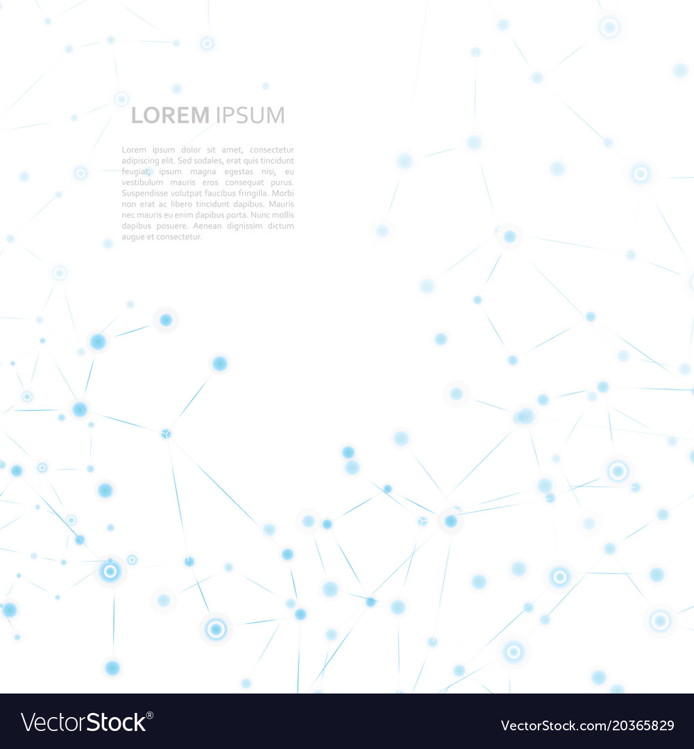 Molecule structure background Royalty Free Vector Image