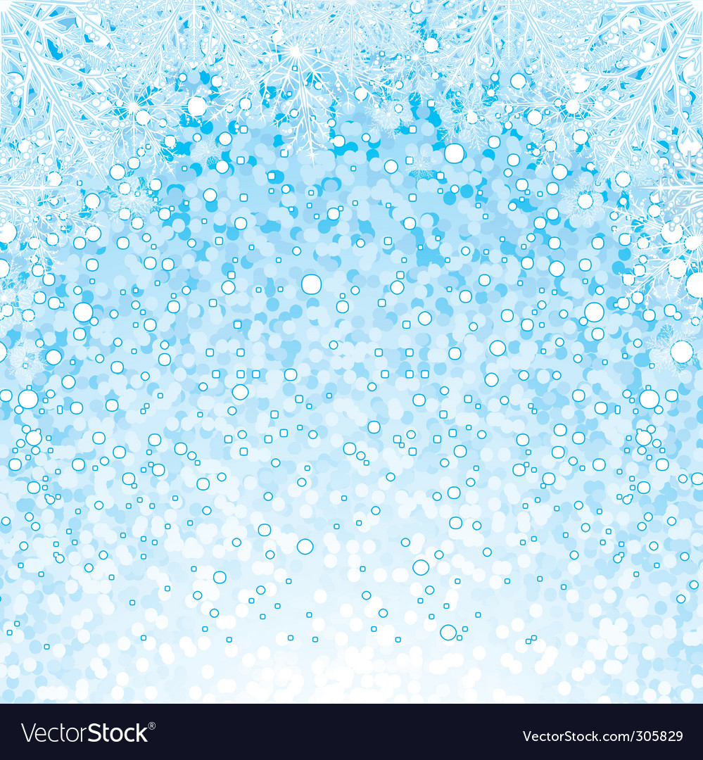 Snowfall backdrop Royalty Free Vector Image - VectorStock