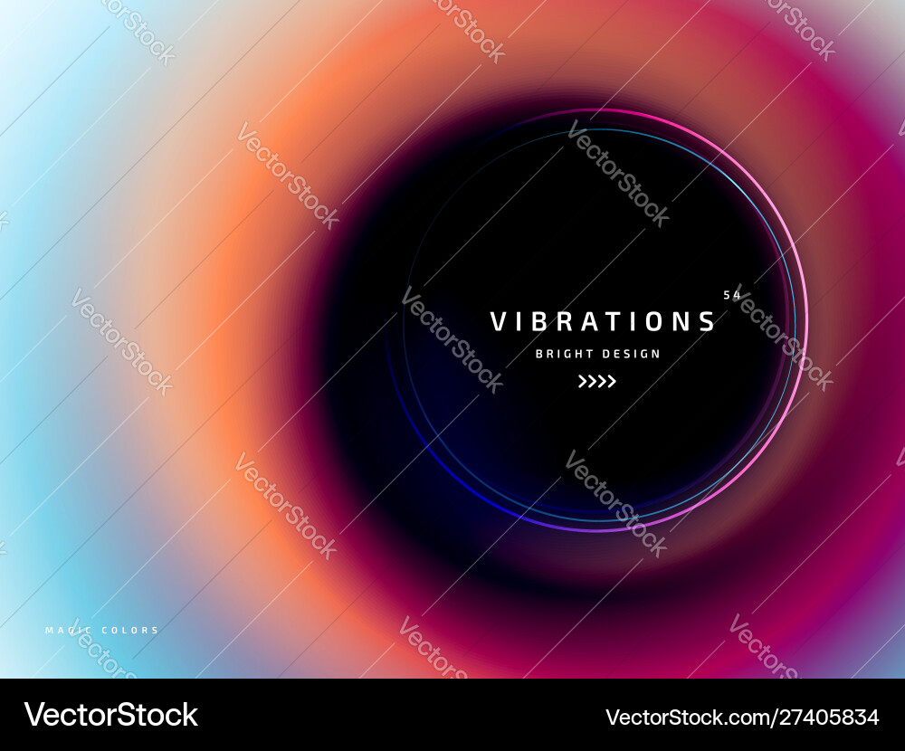 Abstract Twisted Background With Liquid Gradient Vector Image