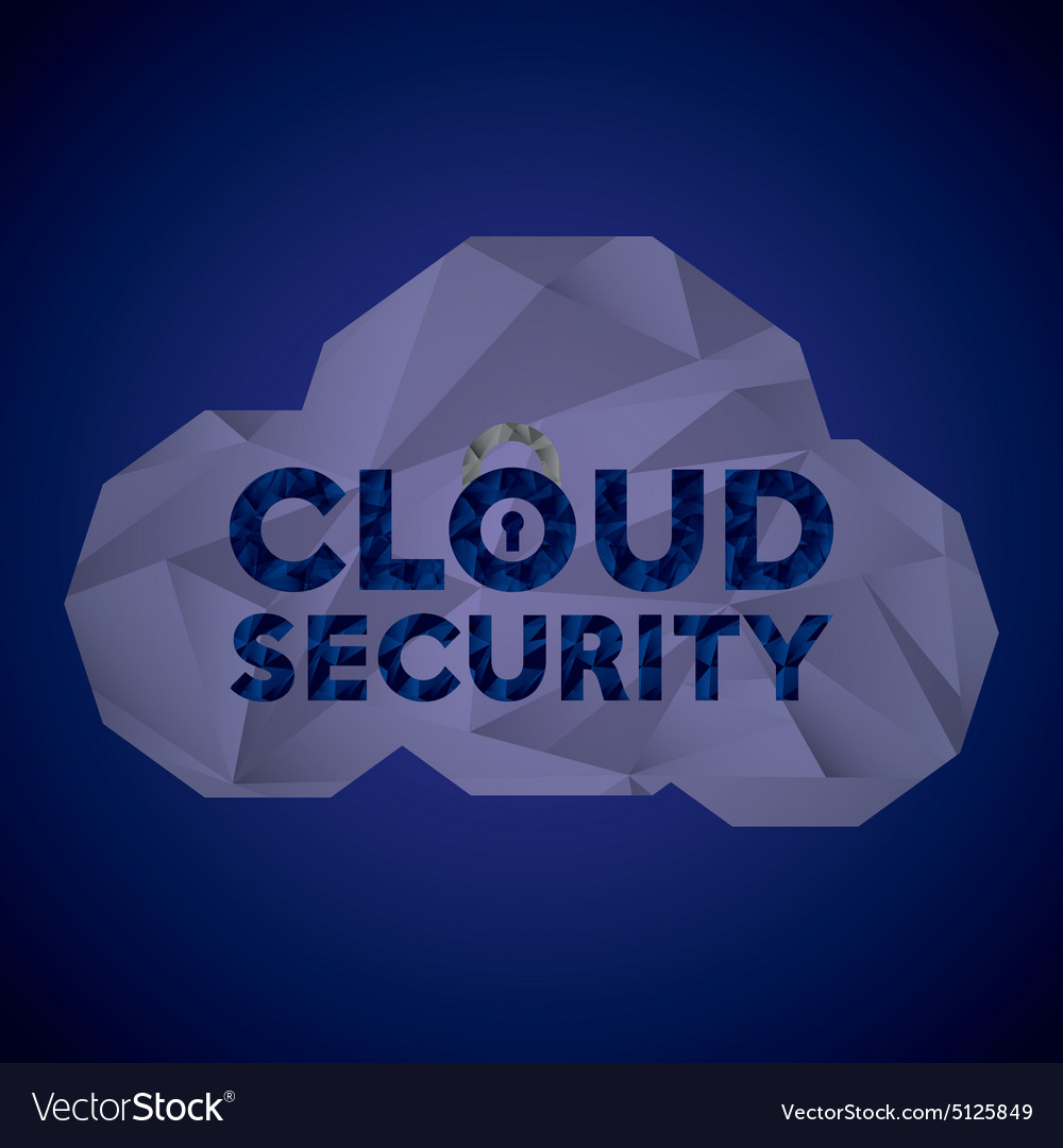 Cloud security Royalty Free Vector Image - VectorStock