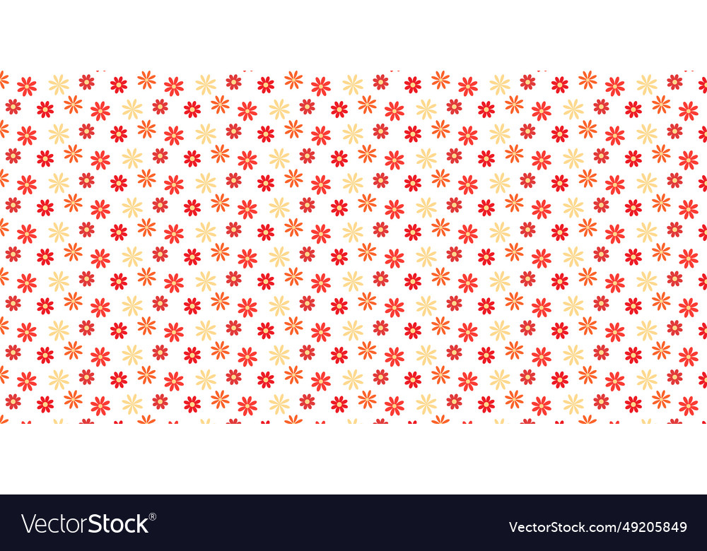 Floral pattern delicate simple pattern with Vector Image