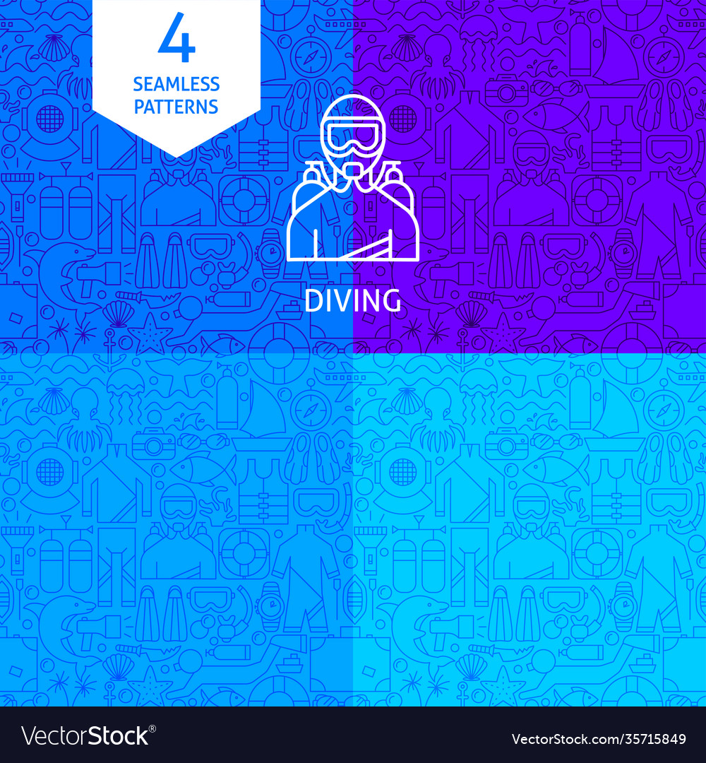 Line diving patterns Royalty Free Vector Image