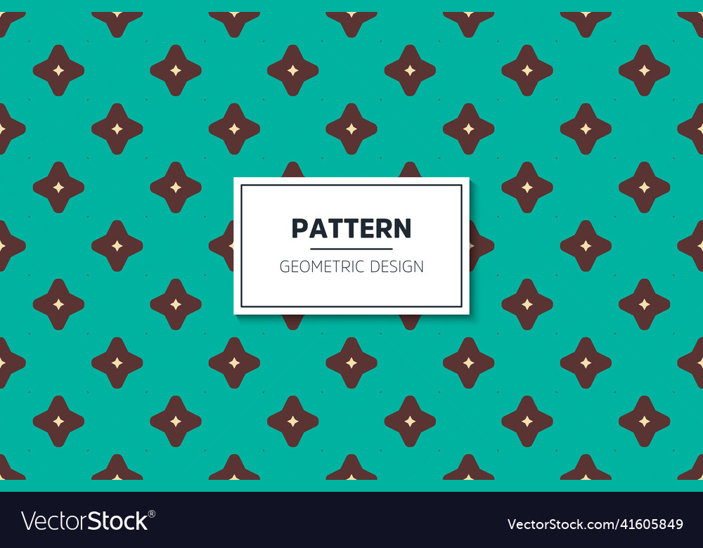 Seamless pattern with simple colorful geometric Vector Image