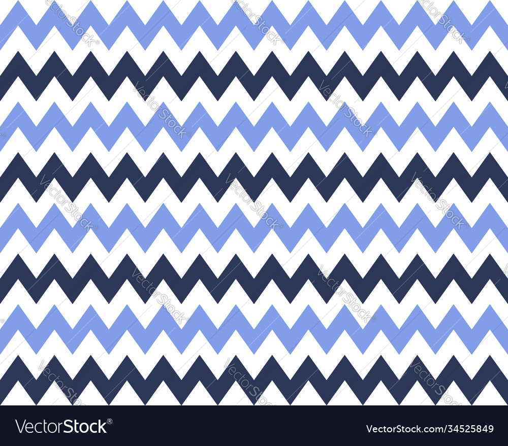 Zigzag pattern seamless zig zag background color Vector Image
