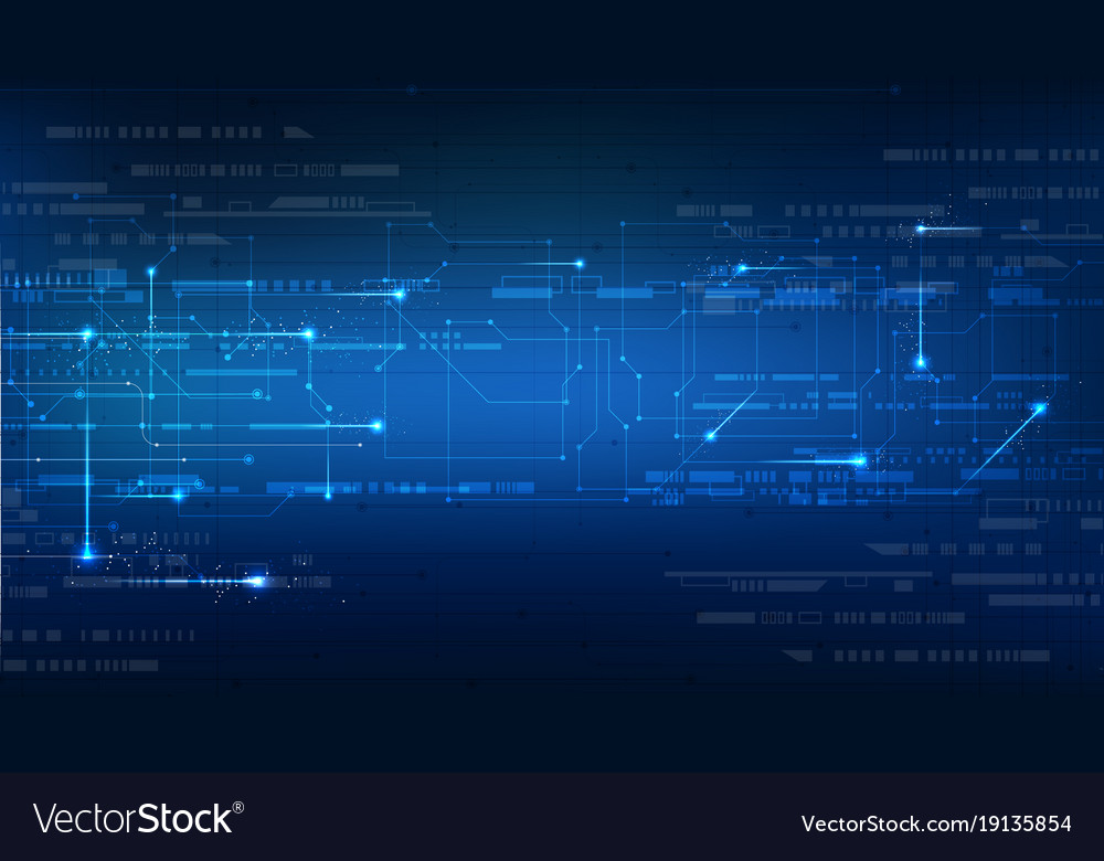 Abstract Background Technology Communication Data Vector Image