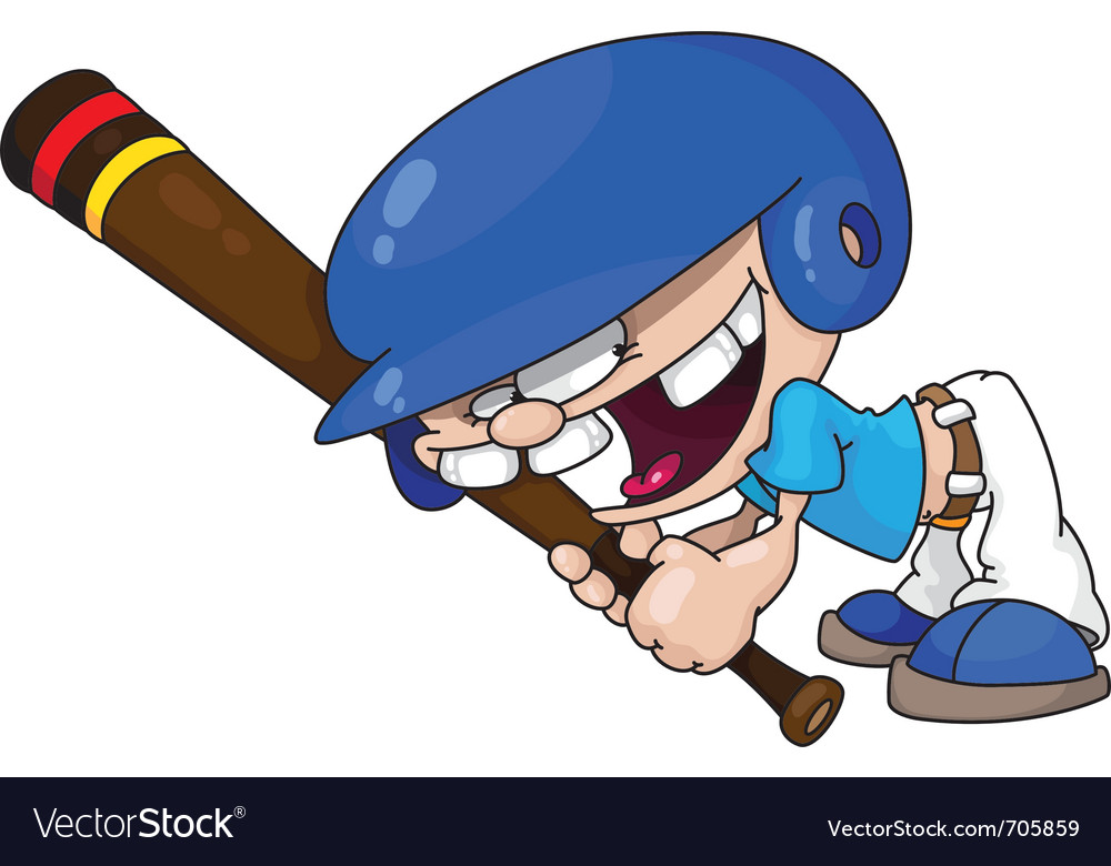 Baseball boy Royalty Free Vector Image - VectorStock