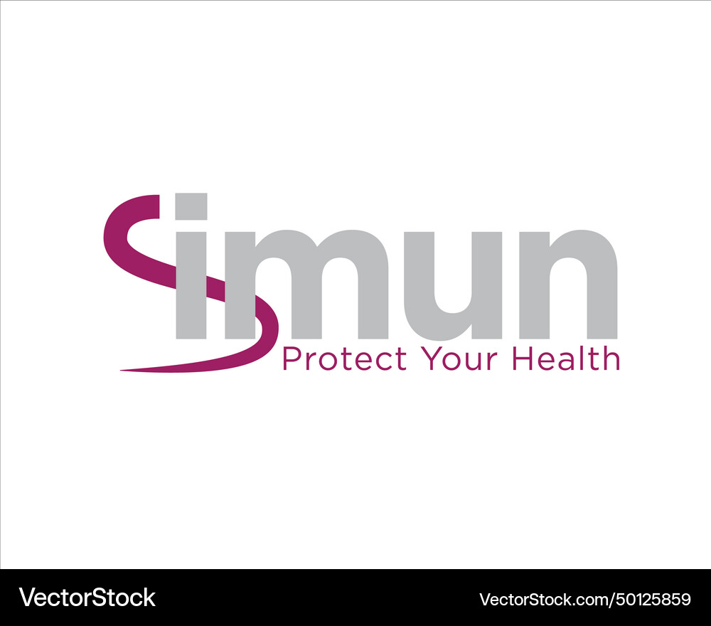 Imunity health protection logo designs Royalty Free Vector