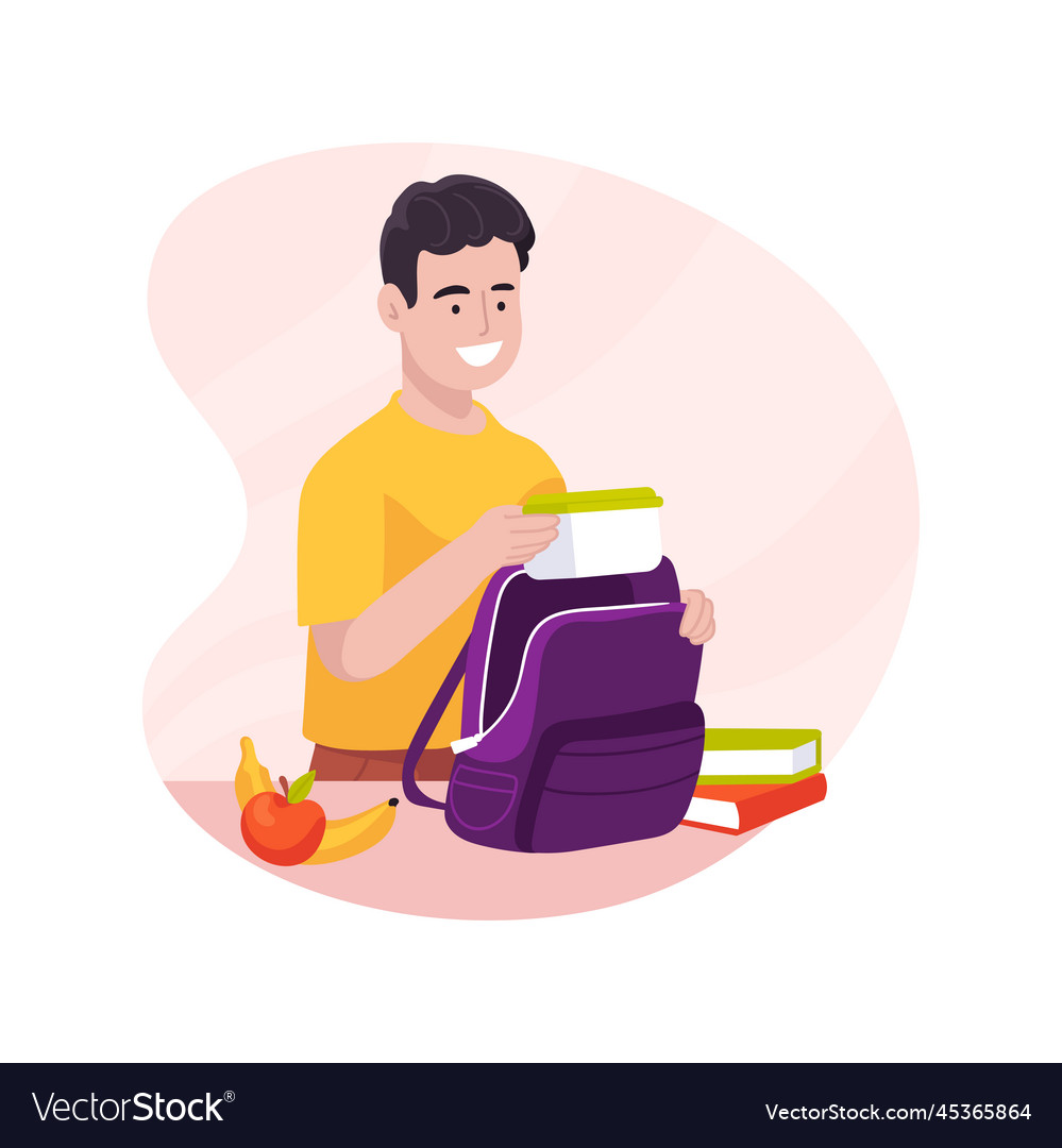 Putting things together isolated cartoon Vector Image