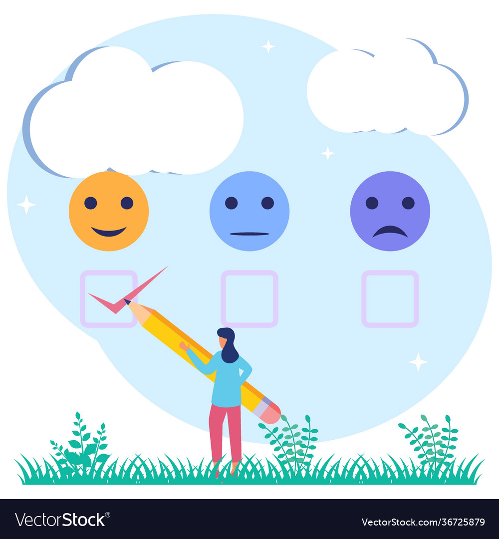 Customer Feedback Survey Royalty Free Vector Image