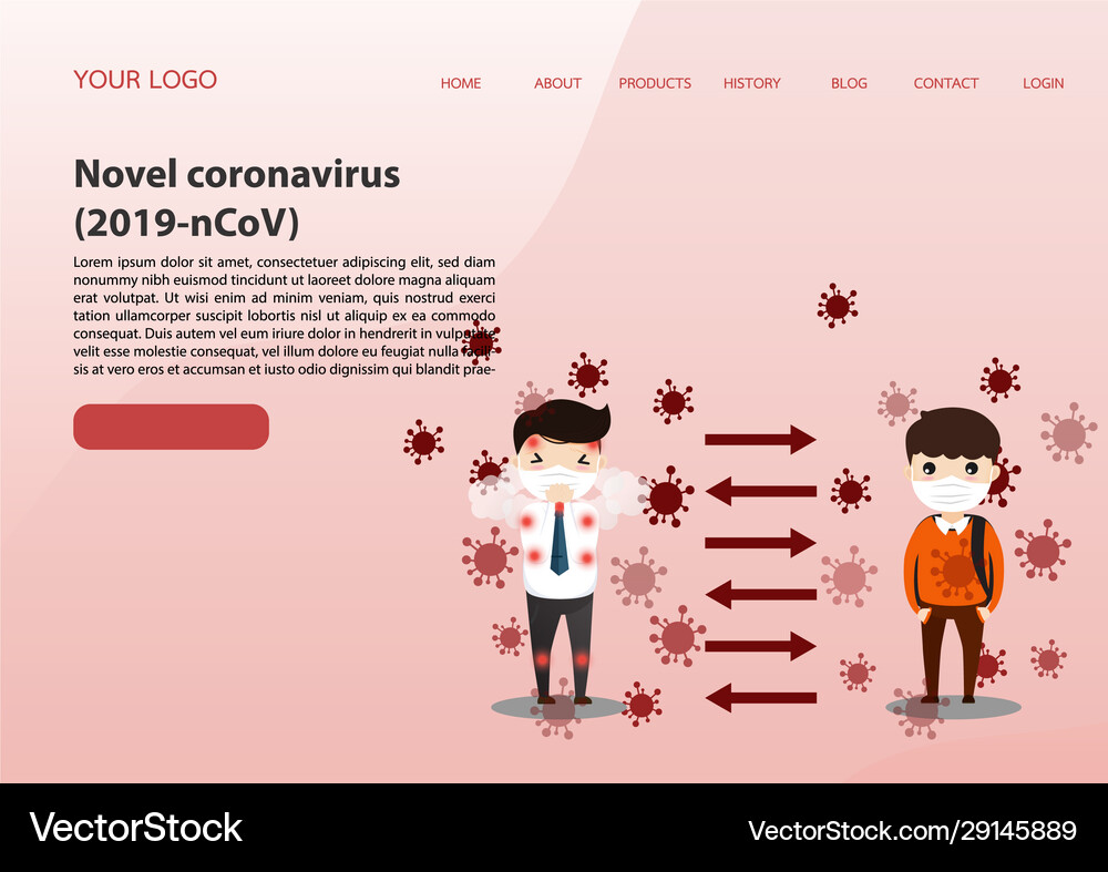 2019-20 wuhan coronavirus outbreak concept Vector Image