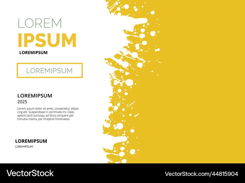 New season banner template with splash design Vector Image