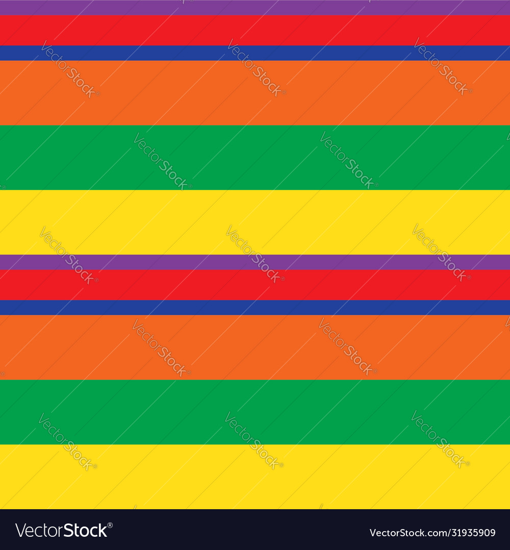 Rainbow stripe seamless pattern background Vector Image
