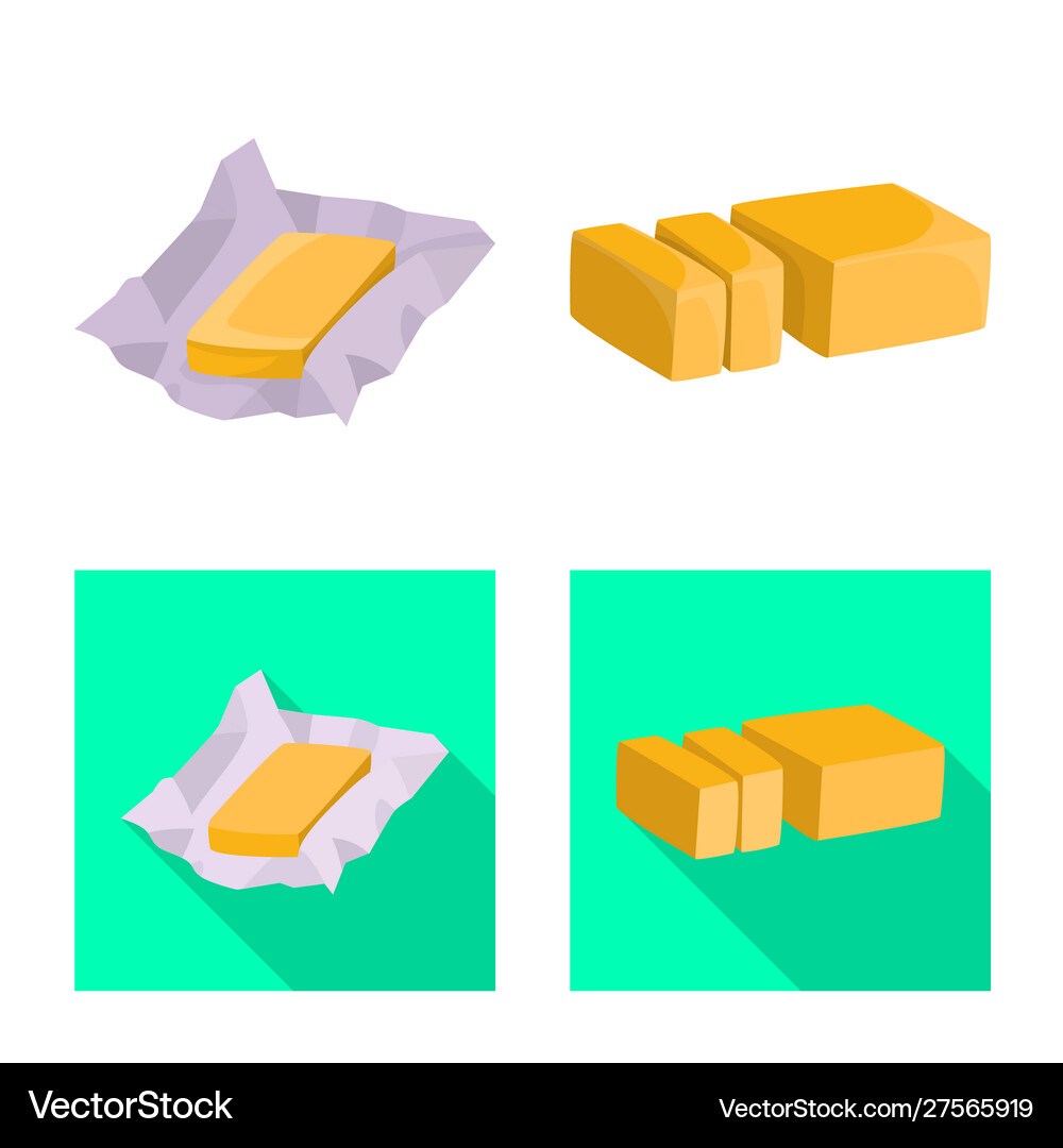 Creamy and product logo Royalty Free Vector Image