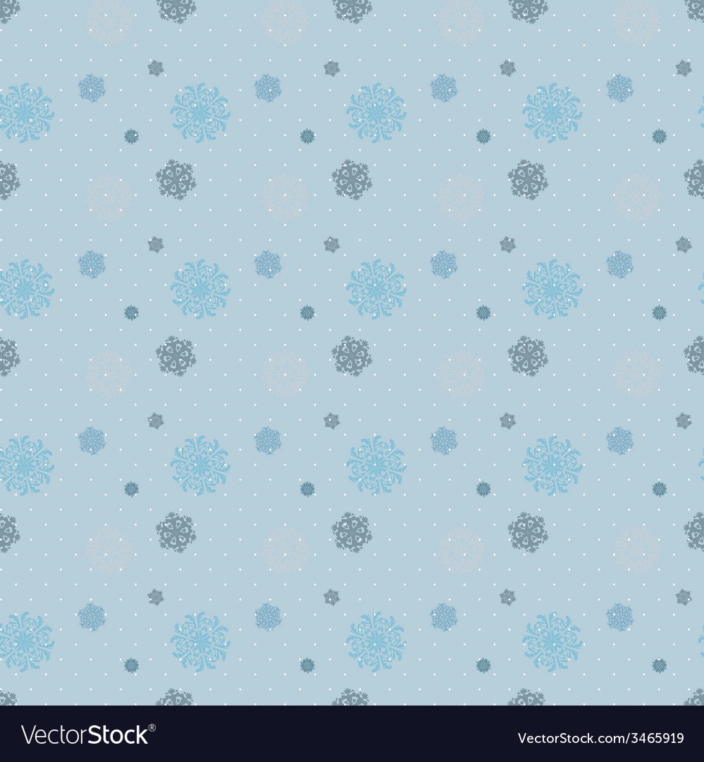 Snowflakes winter seamless texture endless pattern