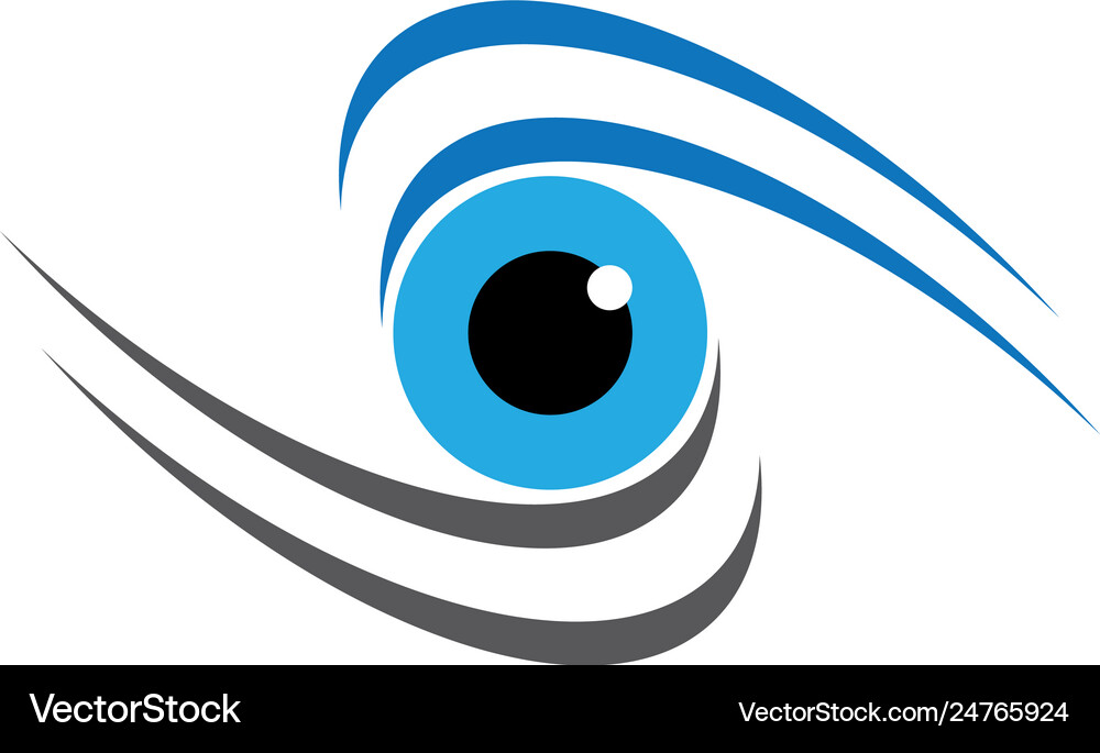 Eye logo icon Royalty Free Vector Image - VectorStock