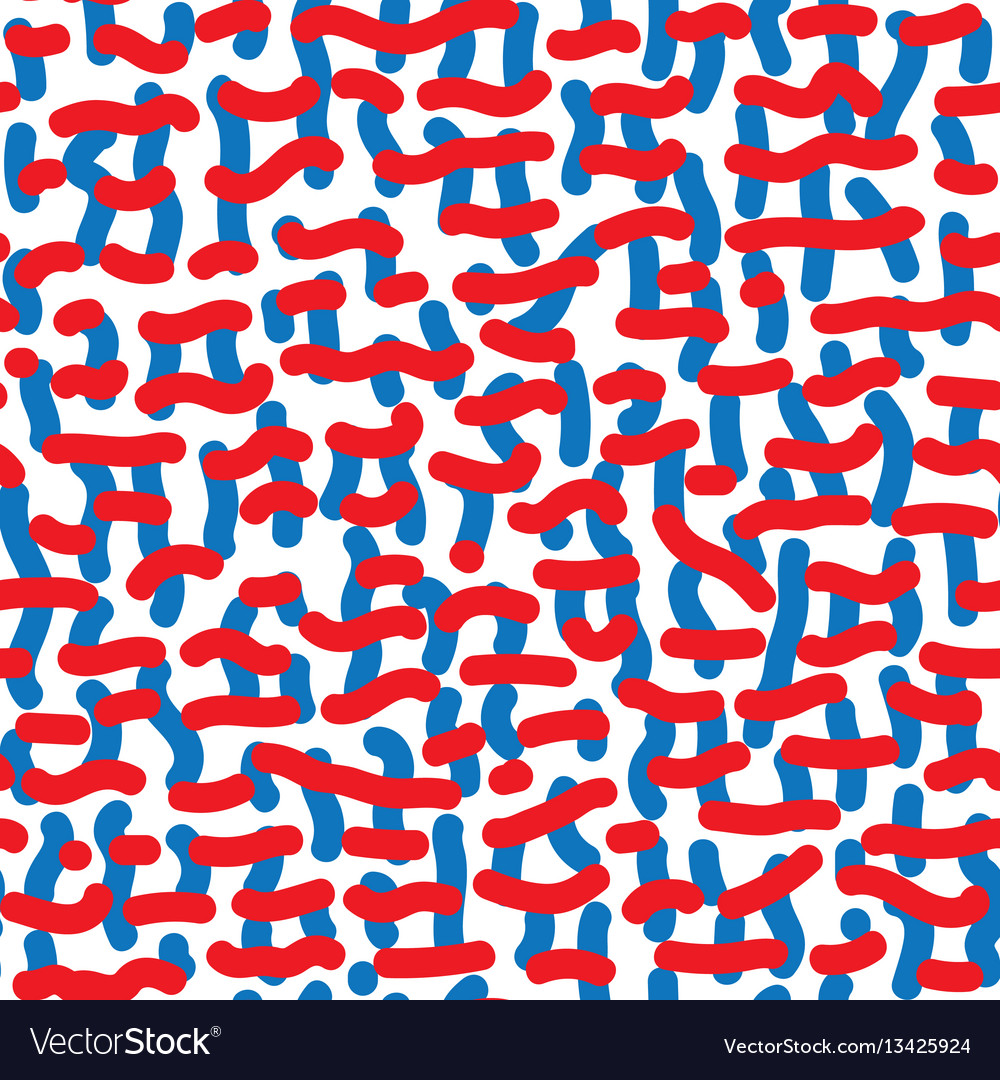 Seamless pattern with dashed lines Royalty Free Vector Image