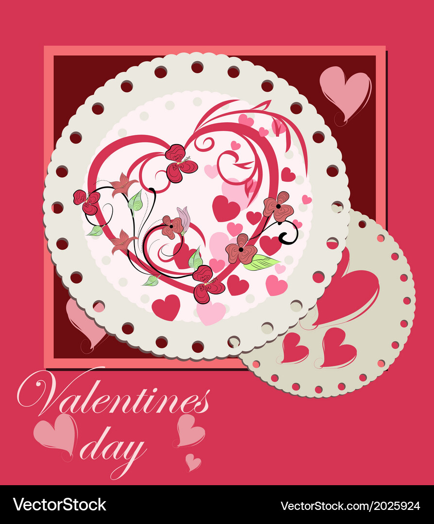 Valentines background Royalty Free Vector Image