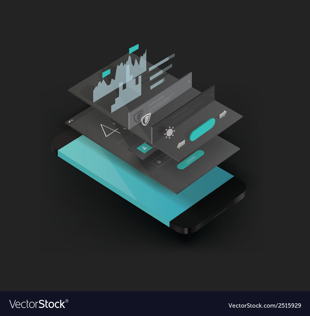 Smartphone Royalty Free Vector Image - VectorStock