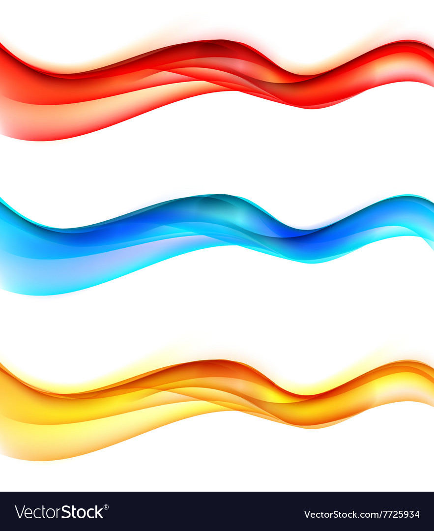 Abstract colored wave background Royalty Free Vector Image
