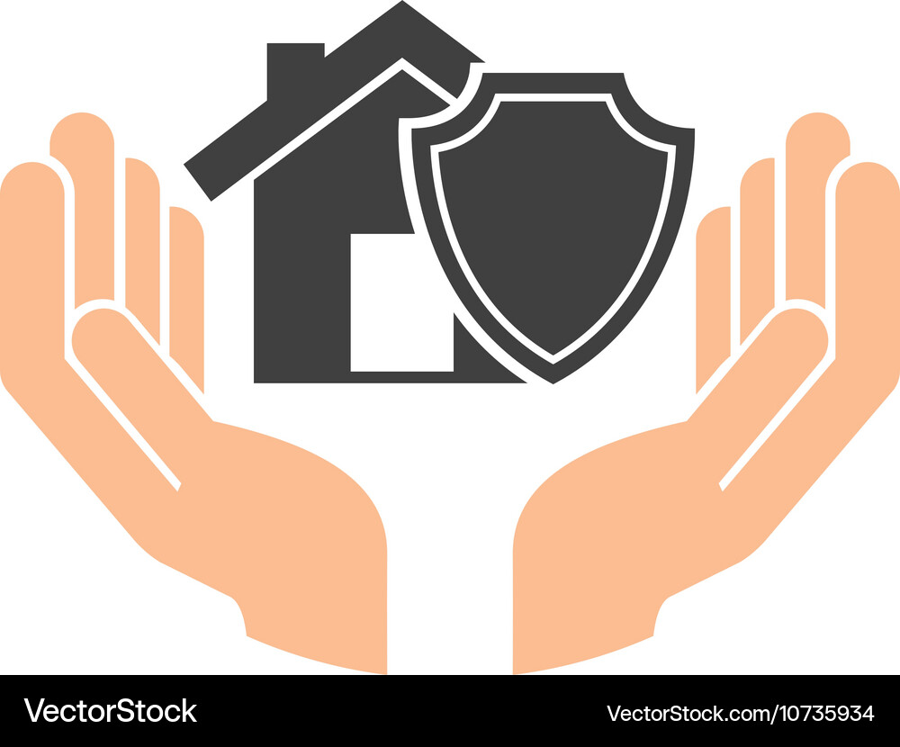 Home insurance property concept icon Royalty Free Vector