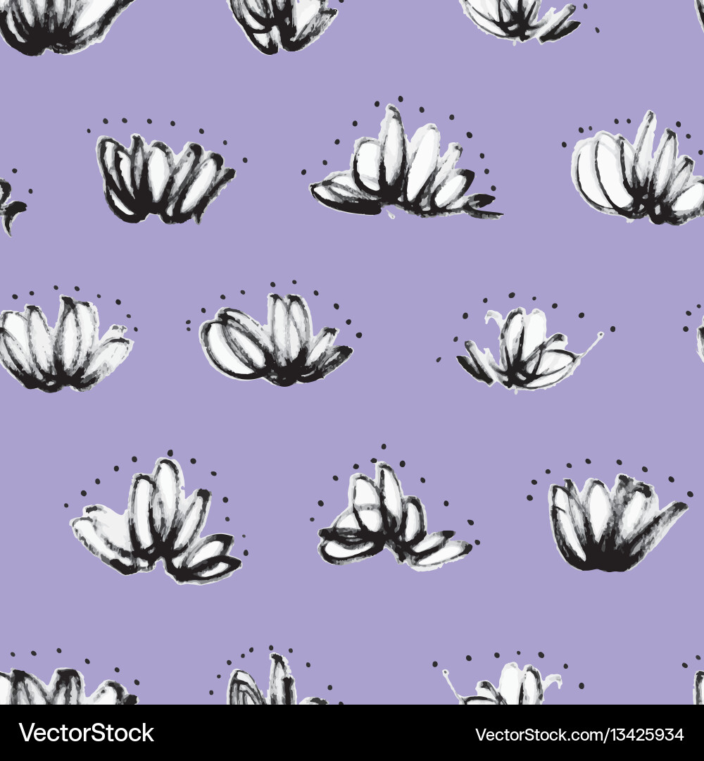 Seamless pattern with random marker scribbles Vector Image