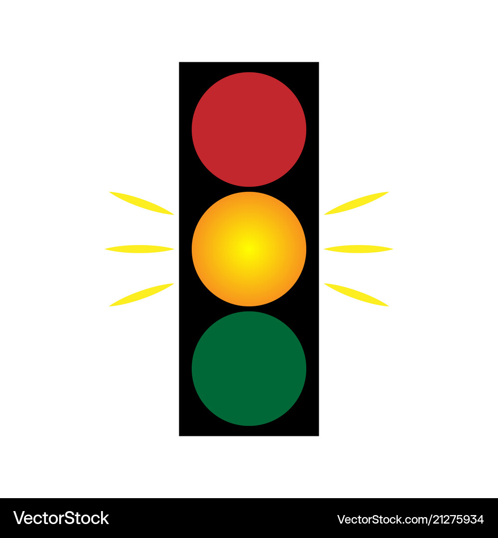 Yellow Stop Light
