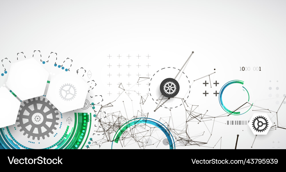Abstract background on technological Royalty Free Vector