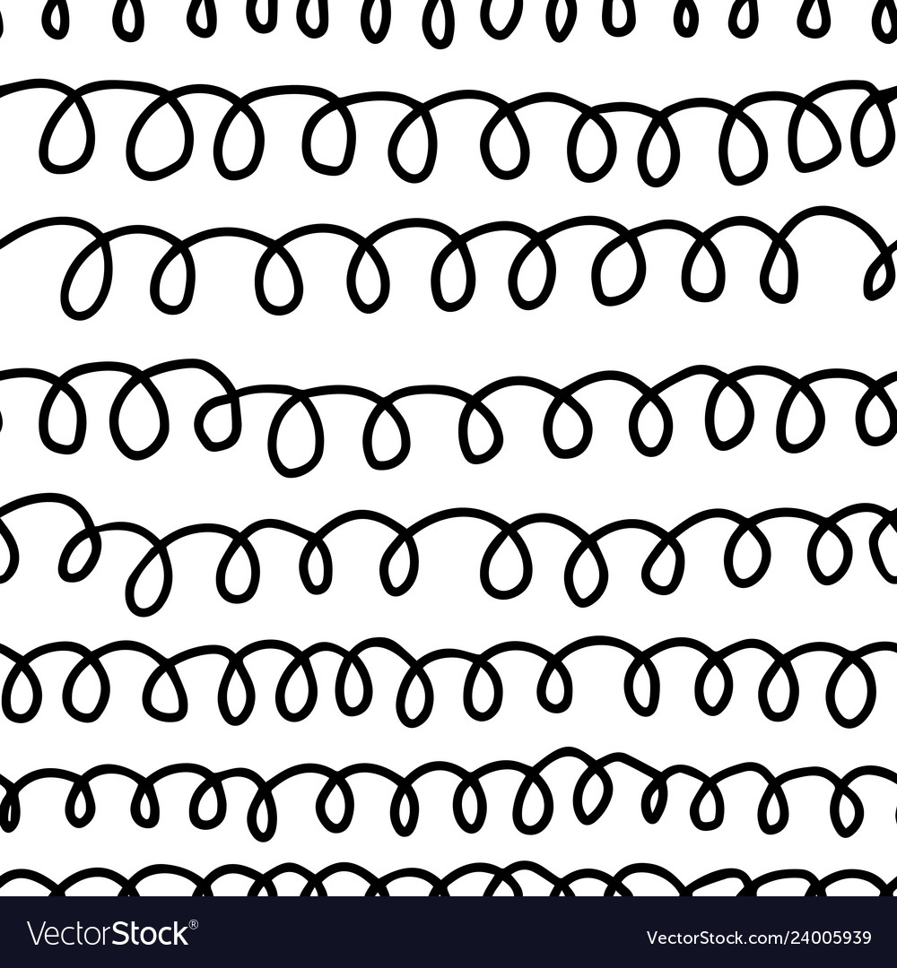 Scribble pattern Royalty Free Vector Image - VectorStock