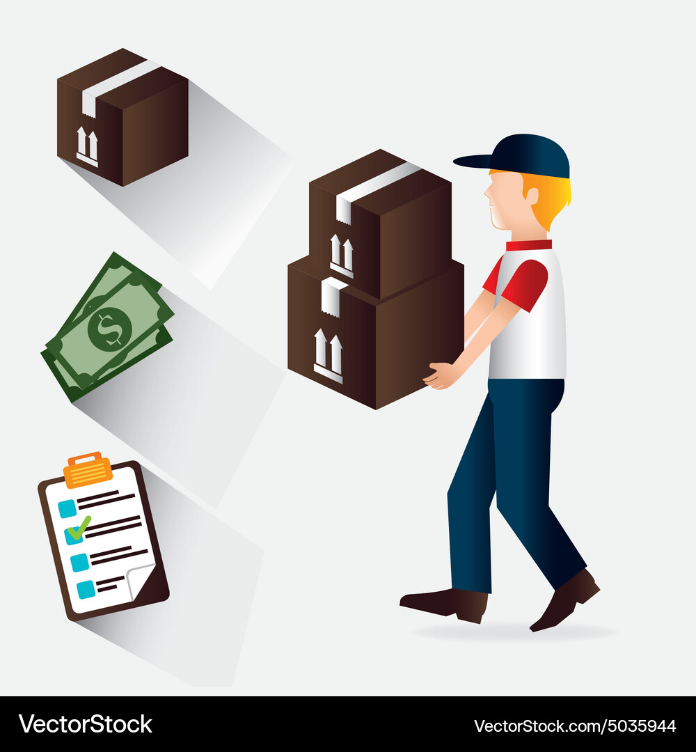 Delivery design Royalty Free Vector Image - VectorStock