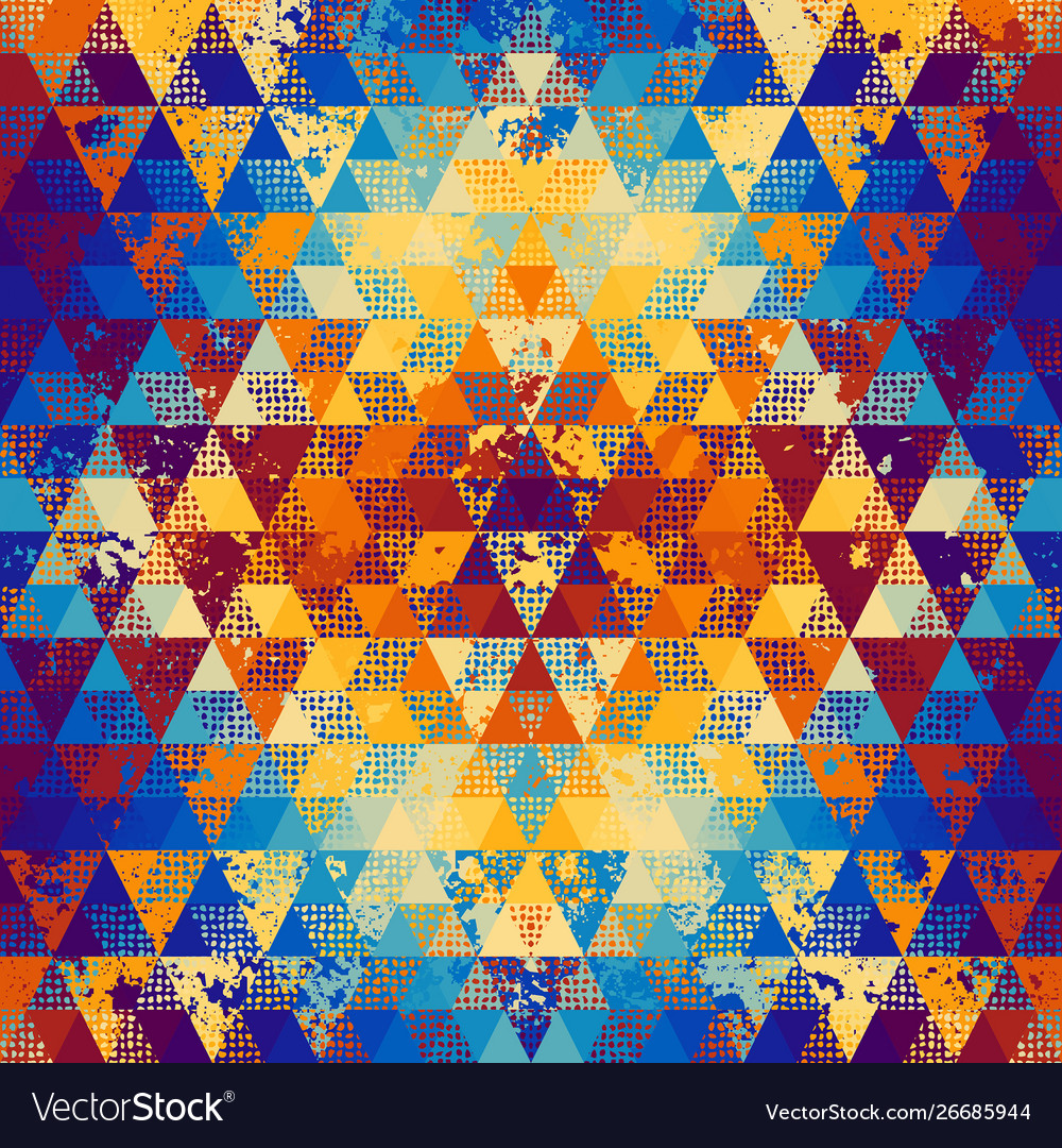 Seamless pattern background a triangles Royalty Free Vector