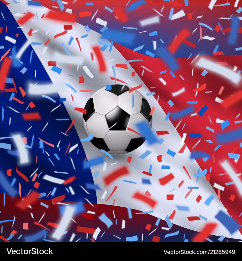 Football world championship background Royalty Free Vector