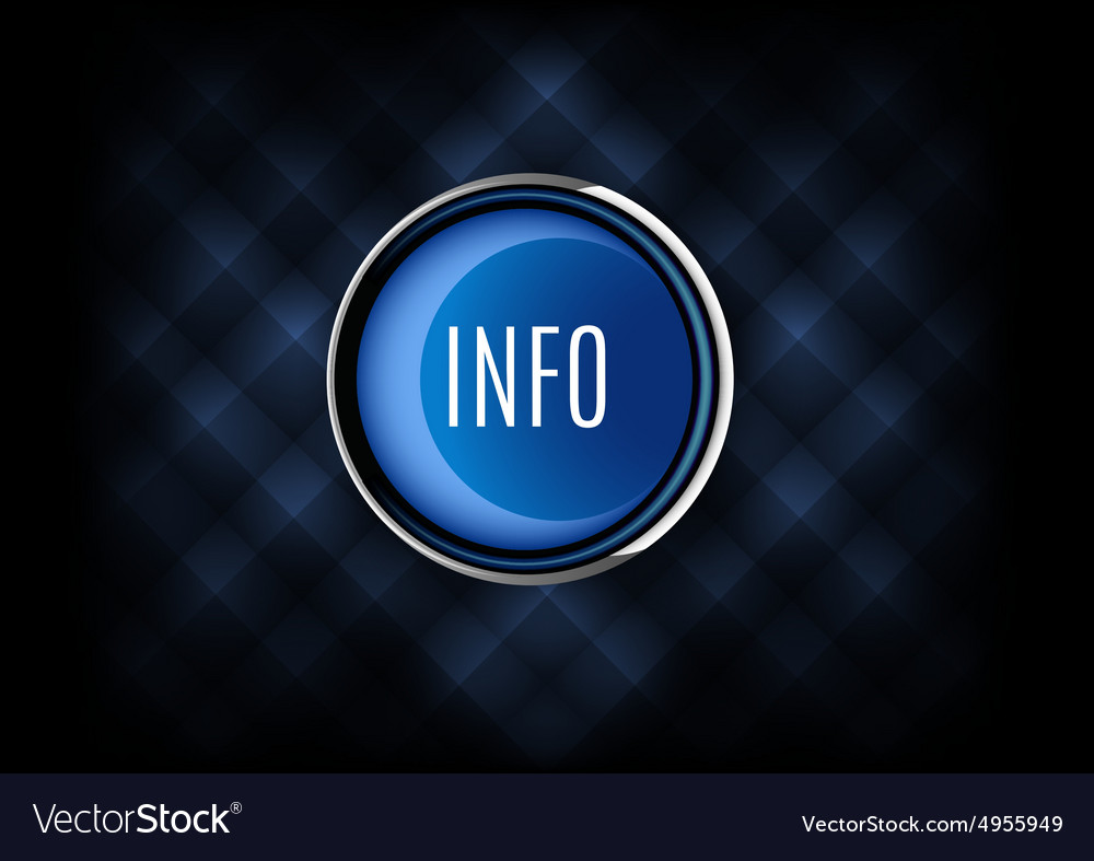 Info button Royalty Free Vector Image - VectorStock
