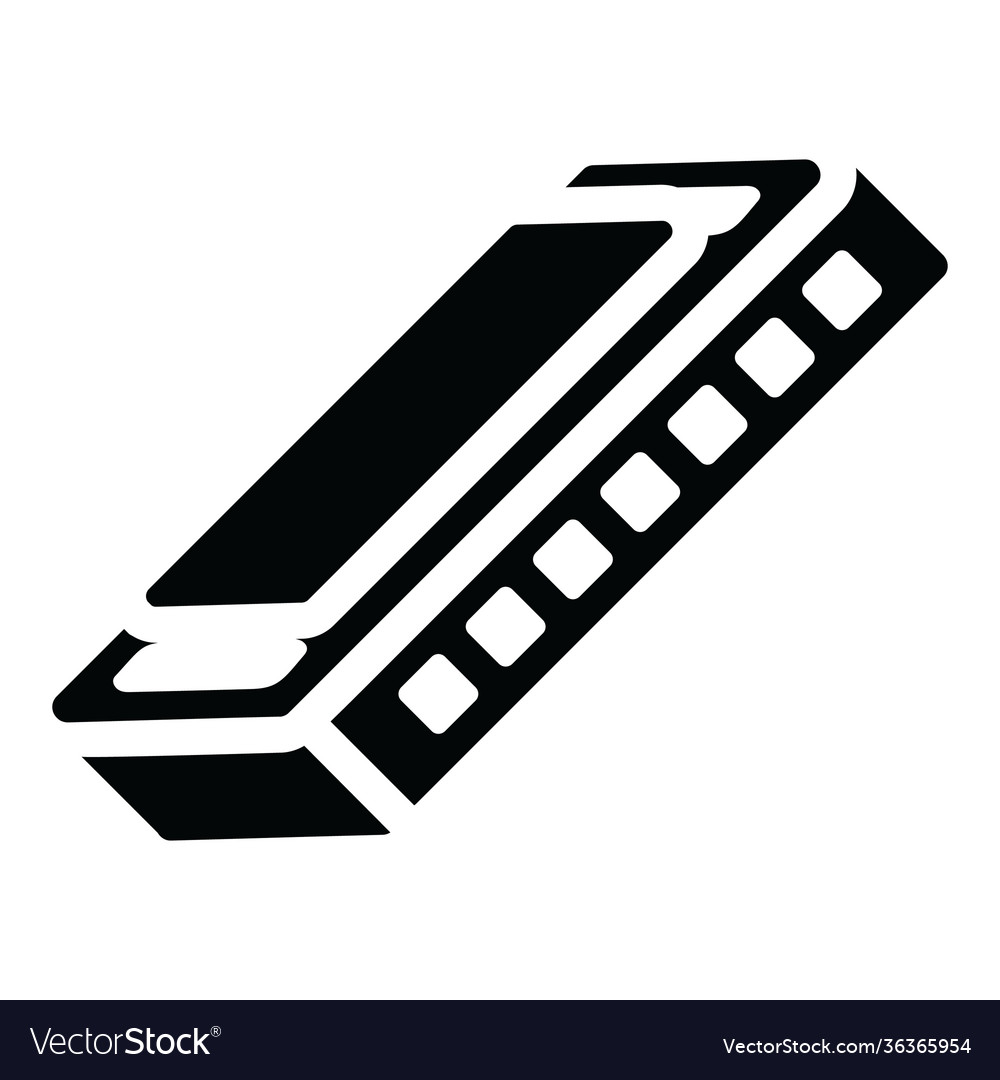 Harmonica Royalty Free Vector Image - VectorStock