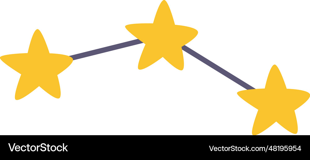 Stars constellation icon Royalty Free Vector Image