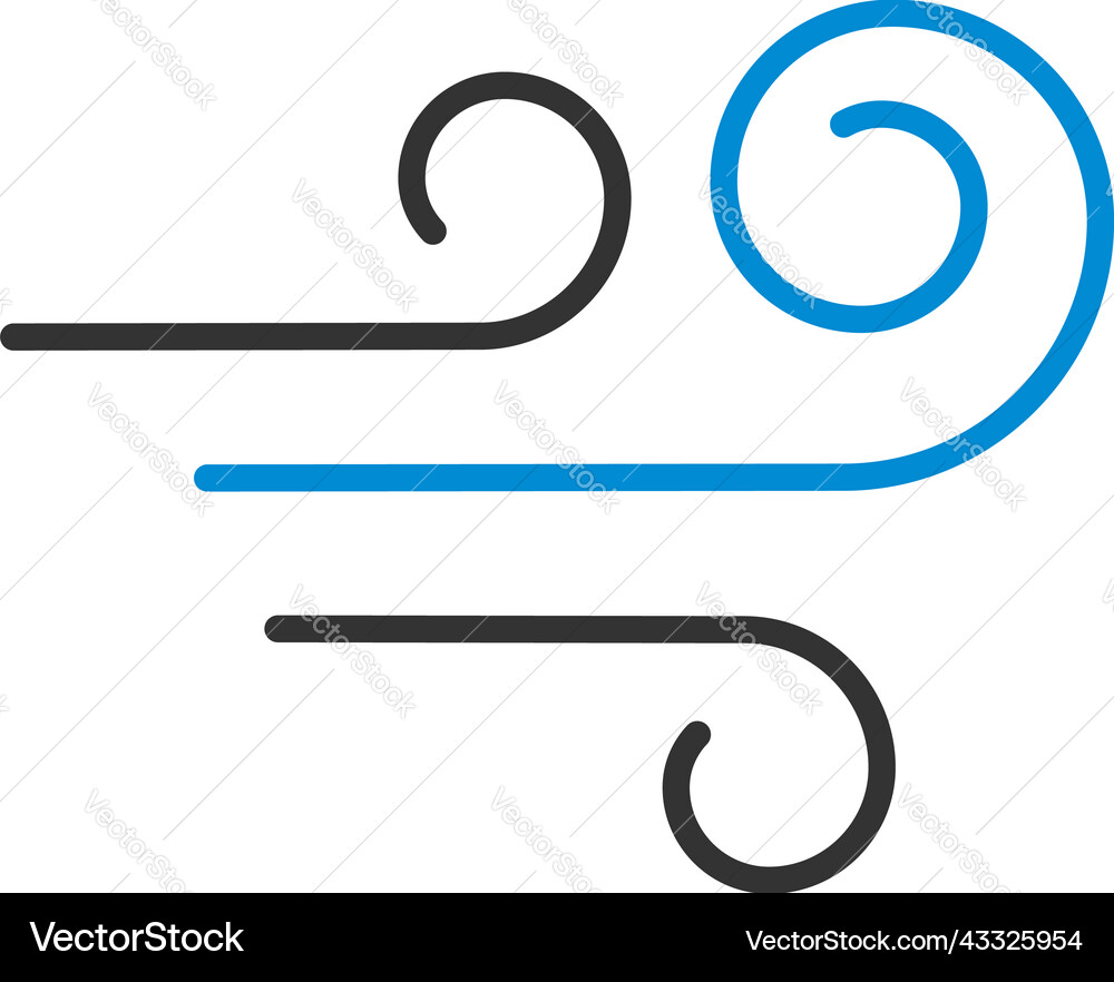 Wind icon Royalty Free Vector Image - VectorStock