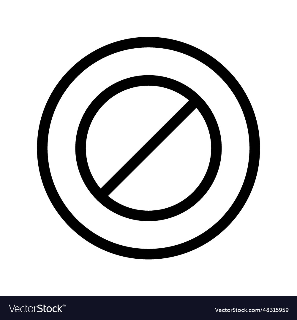 Block icon Royalty Free Vector Image - VectorStock