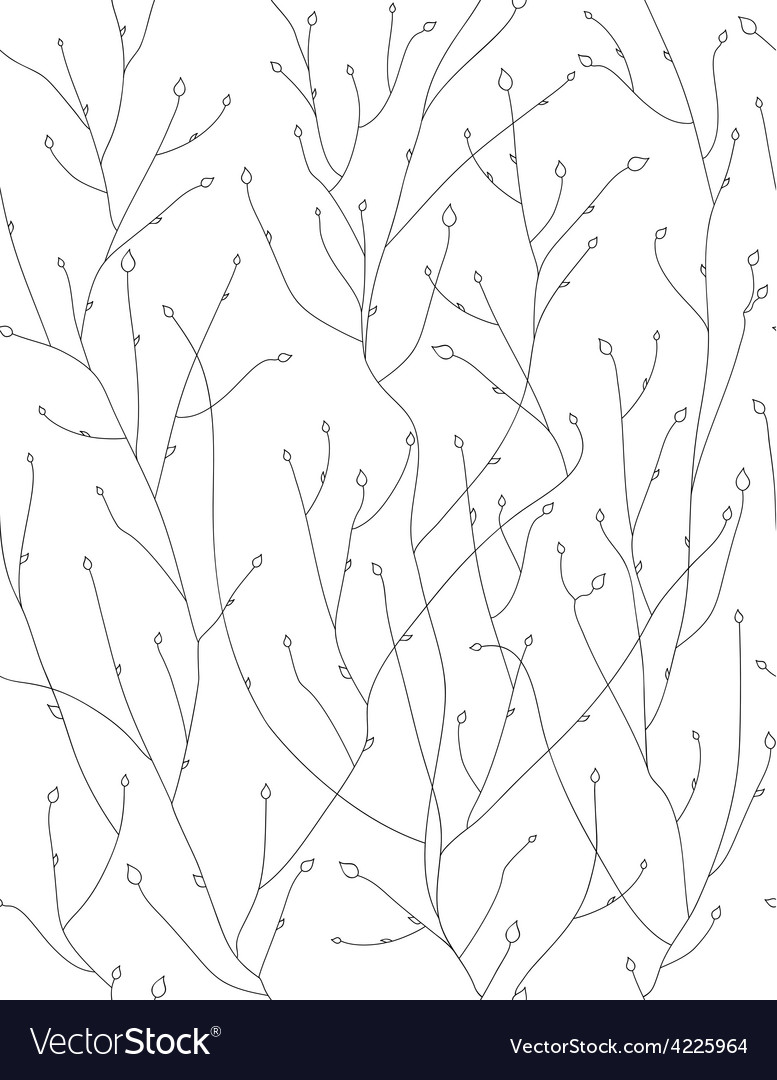 Branch pattern Royalty Free Vector Image - VectorStock